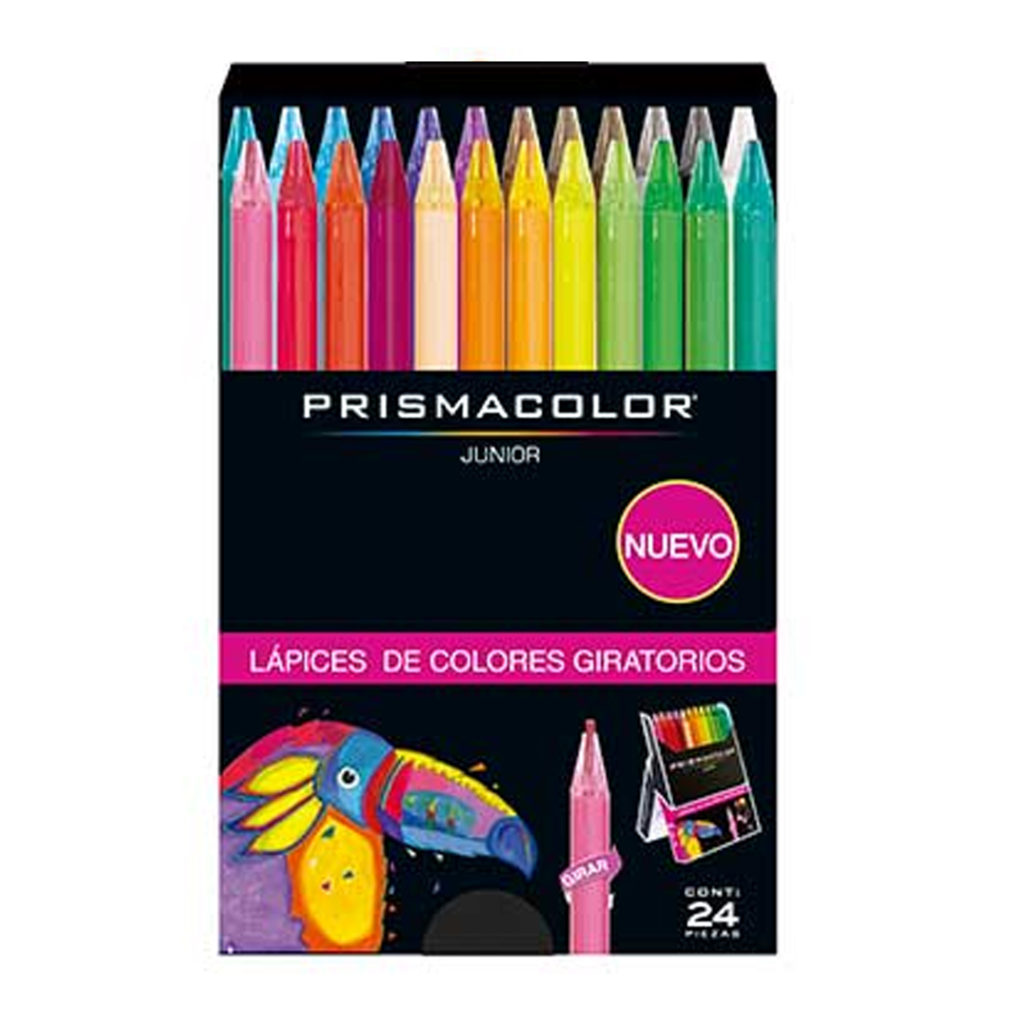 CAJA LÁPIZ DOBLE COLOR 12 LÁPICES 24 C Codigo:2068525 – CORDYMEX