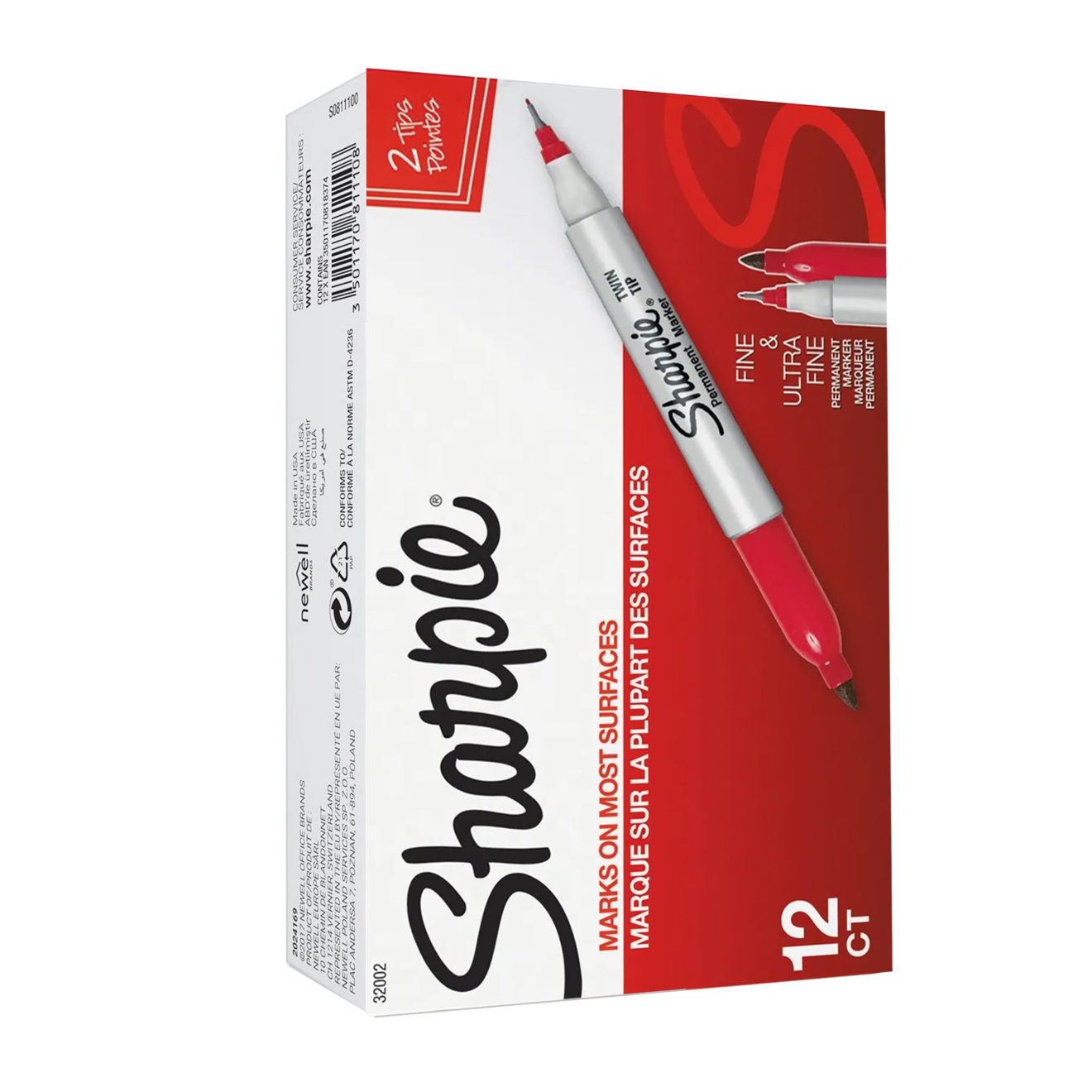 SHARPIE MARCADOR DE CERA CJ X 12 AMARILLO COD:1764032 - CORDYMEX